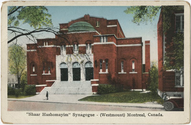 Shaar Hashomayim Synagogue - (Westmount) Montreal, Canada - Lowcountry ...