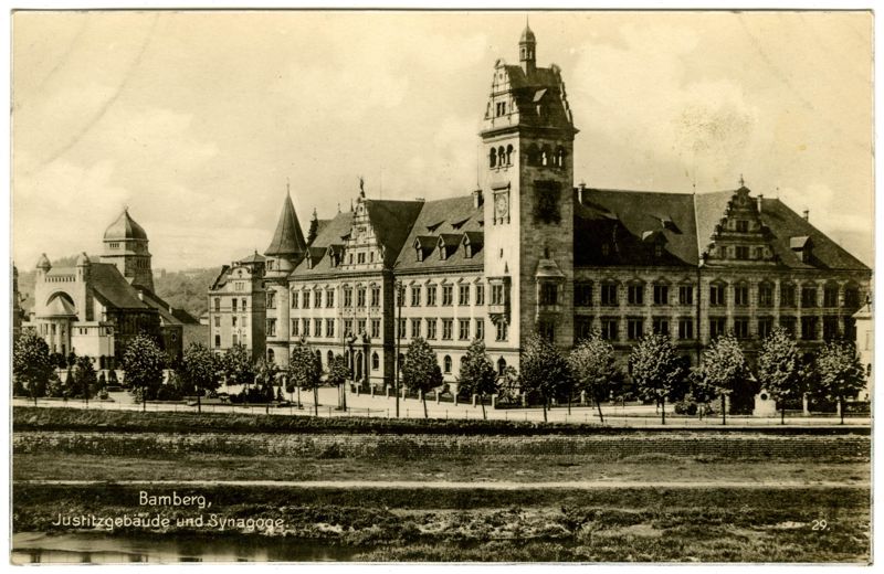 Bamberg, Justitzgebäude und Synagoge. - Lowcountry Digital Library ...