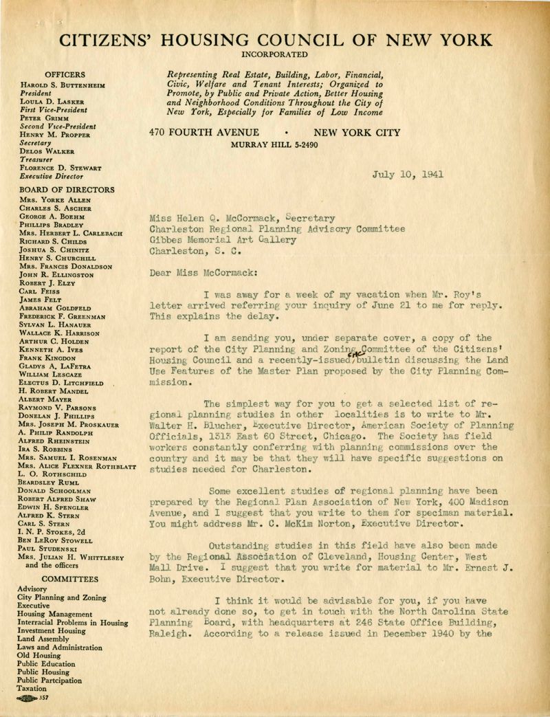 Folder 18: Stewart Letter - Lowcountry Digital Library Catalog Search