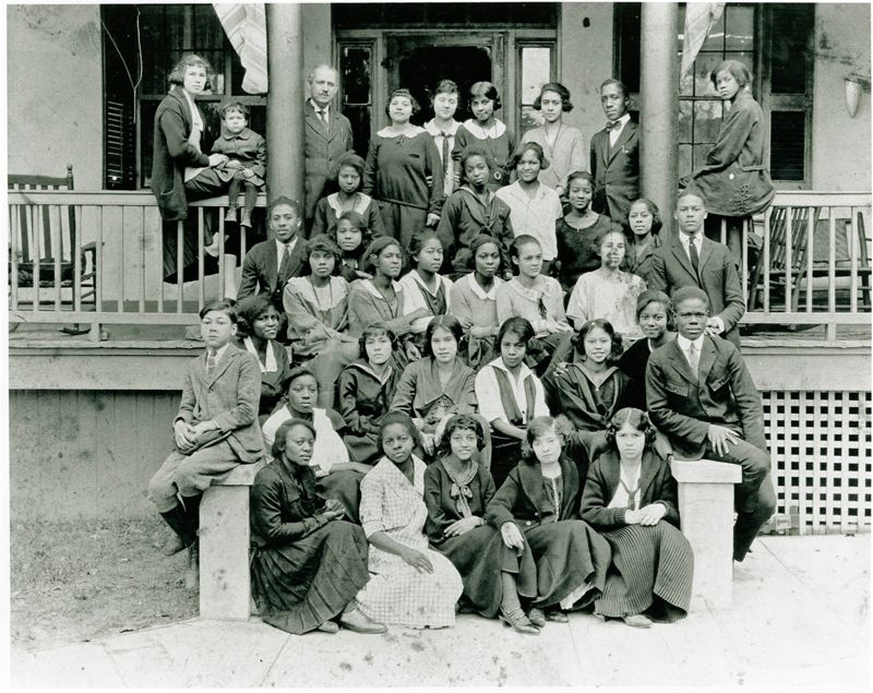 Avery Normal Institute Class on Grounds of School - Lowcountry Digital ...