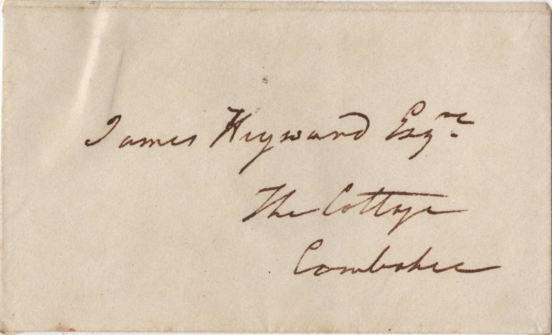 107. Charles Baring to James B. Heyward -- December 13, 1847 ...