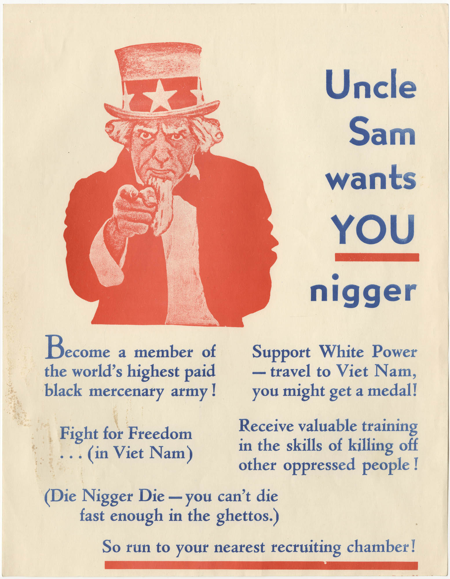 is uncle sam offensive