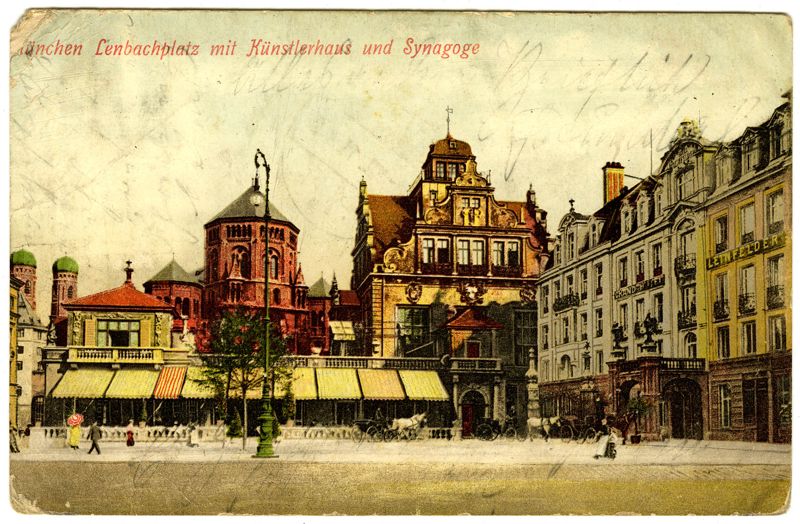 München, Lenbachplatz mit Künstlerhaus und Synagoge - Lowcountry ...