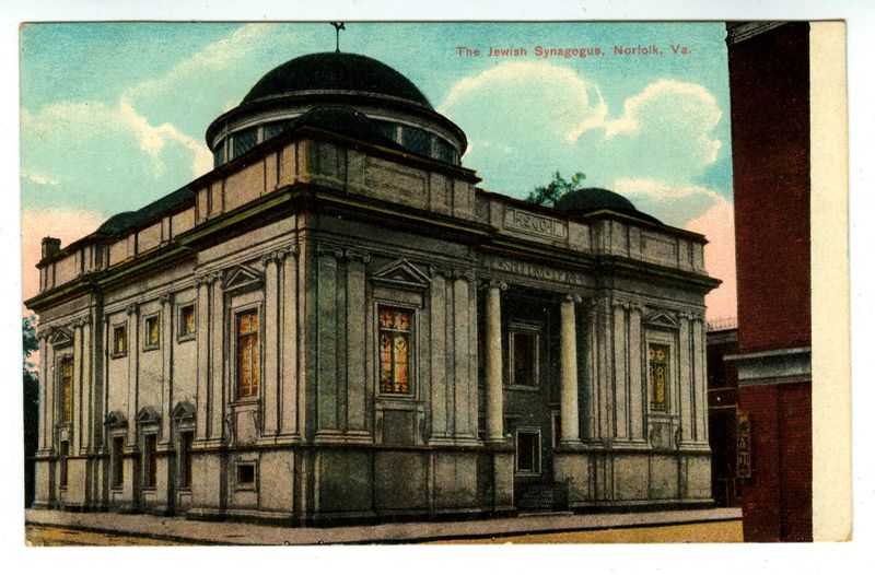 The Jewish Synagogue, Norfolk, Va. - Lowcountry Digital Library Catalog ...